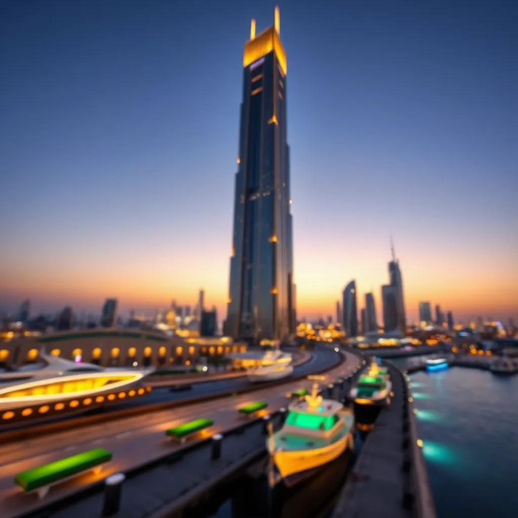 The Golden Crown Tower: A Jewel in Dubai's Skyline