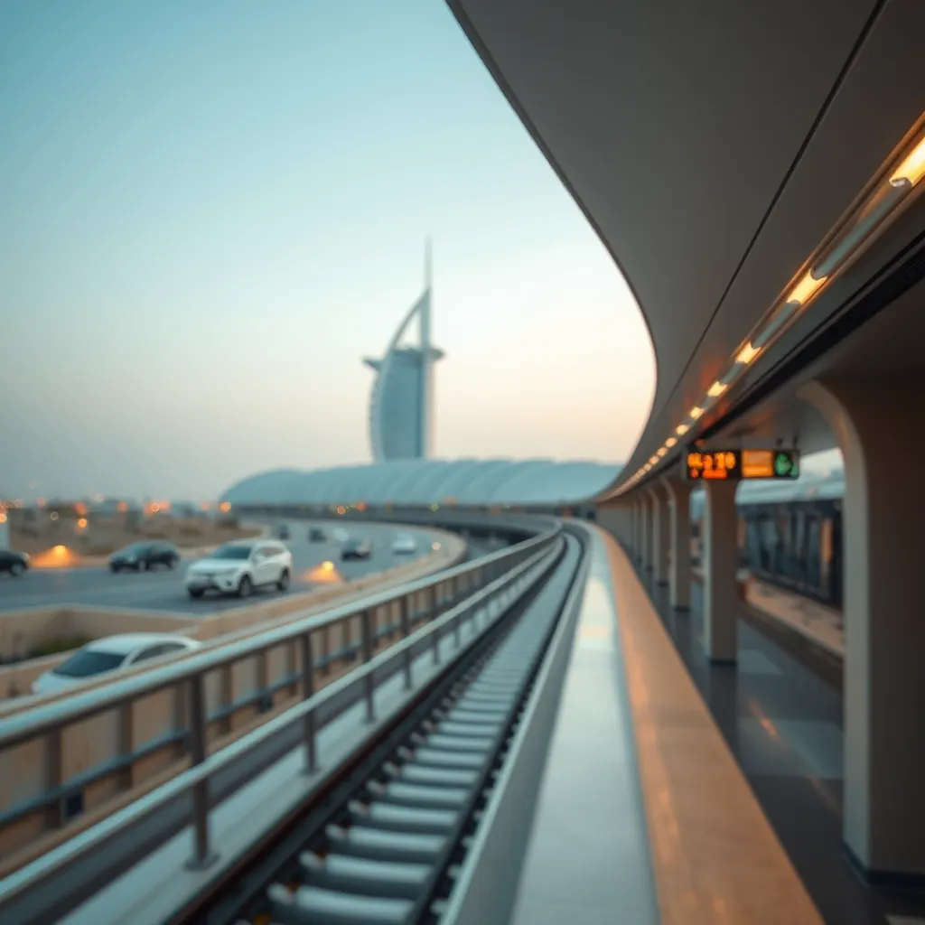 Transit Dynamics: Metro Link Between Abu Dhabi and Dubai